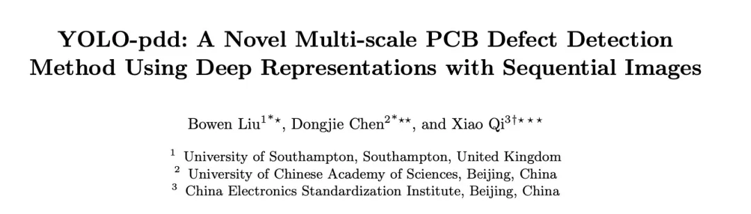 工业质检新突破！YOLO-pdd多尺度PCB缺陷检测算法实现99%高精度-腾讯云开发者社区-腾讯云