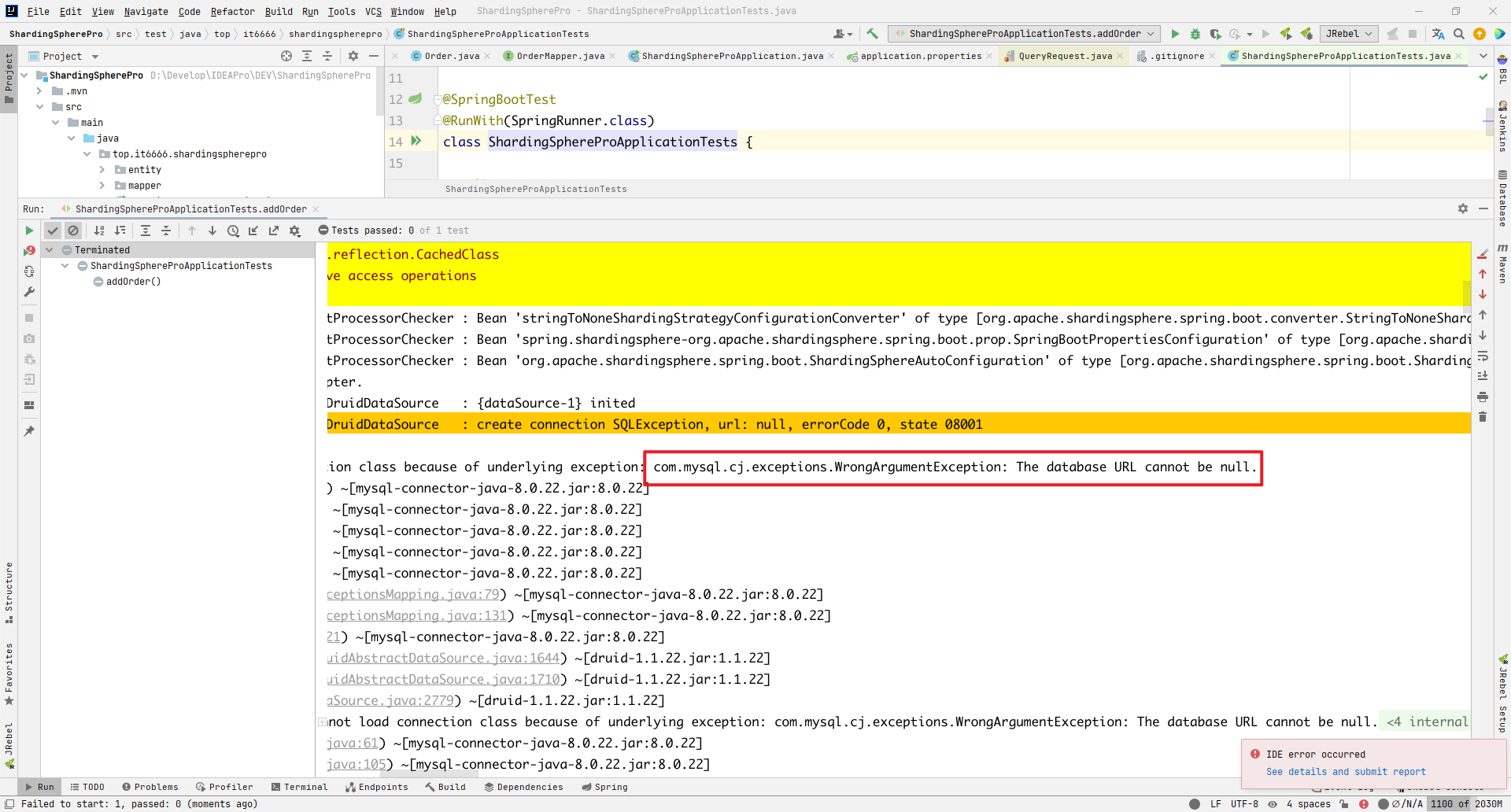 ShardingSphere 结合 MySQL 分表与分库-腾讯云开发者社区-腾讯云