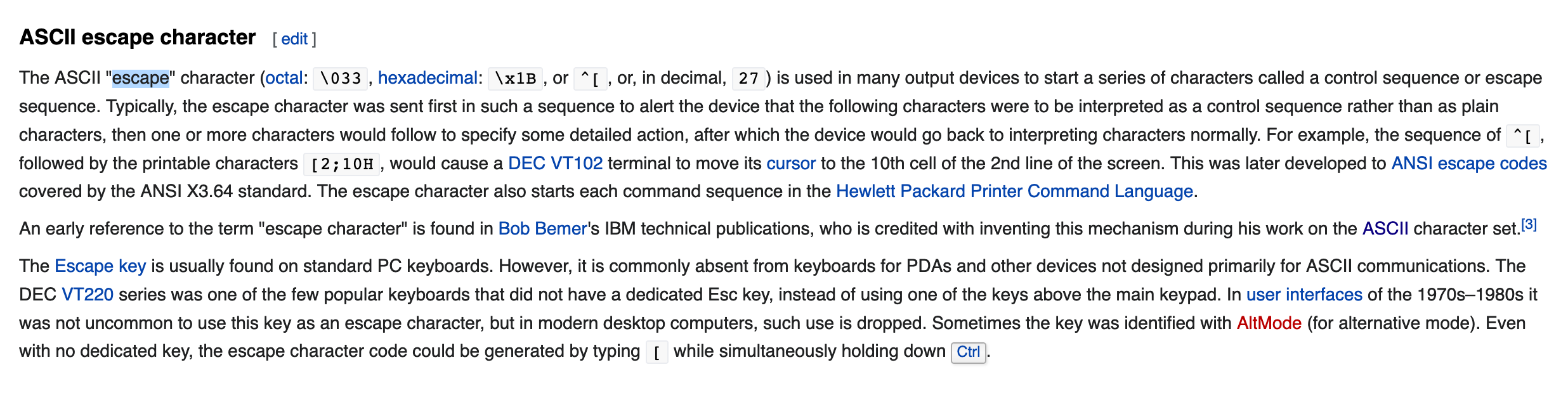 [oeasy]python0066_控制序列_光标位置设置_ESC_逃逸字符_CSI-腾讯云开发者社区-腾讯云