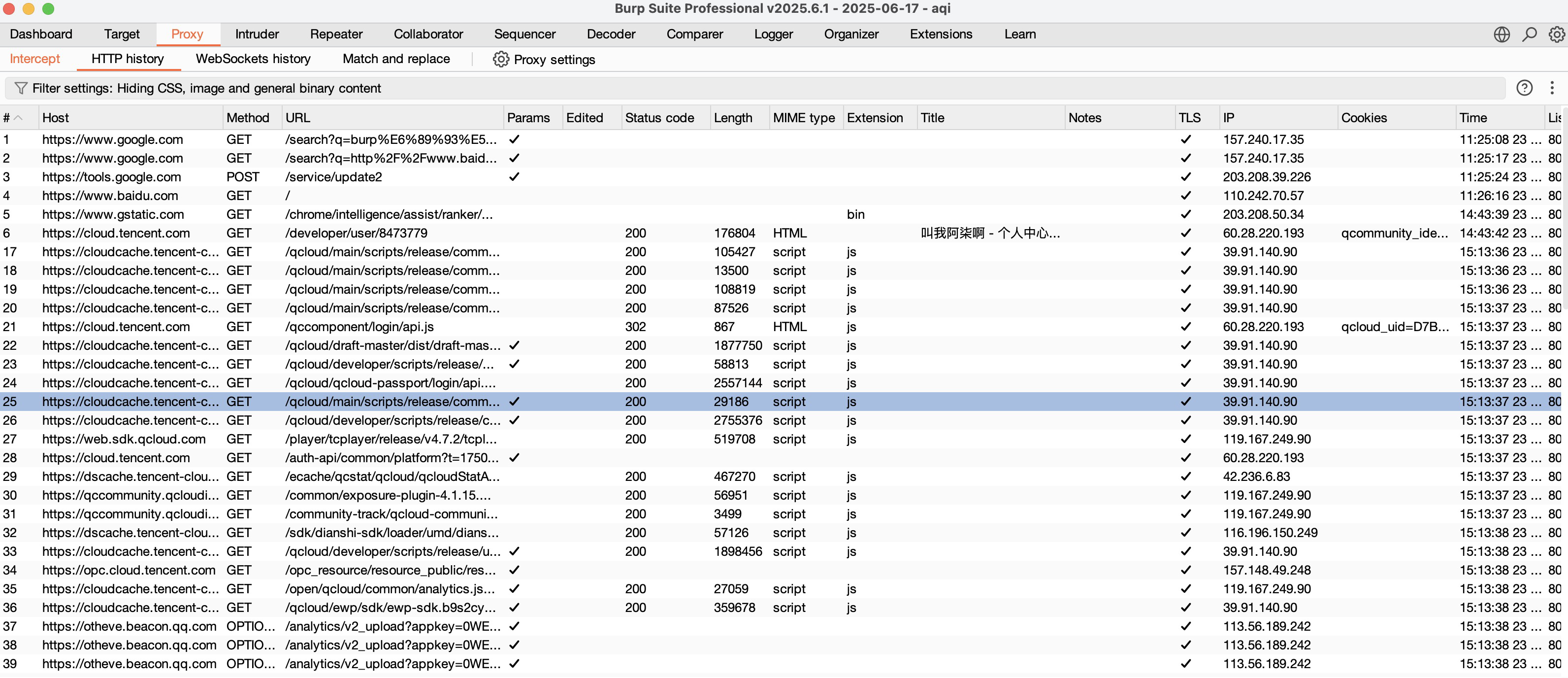 自学渗透测试01：使用 Burp Suite Proxy 模块进行 HTTP 流量拦截与分析-腾讯云开发者社区-腾讯云