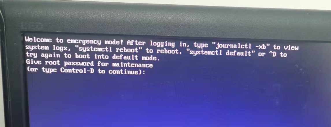 Linux开机出现welcome to emergency mode! 解决方法-腾讯云开发者社区-腾讯云