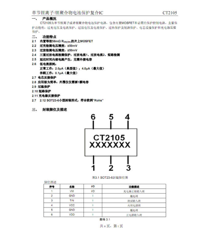 CT2105电子雾化专用正极锂电池保护芯片IC-腾讯云开发者社区-腾讯云