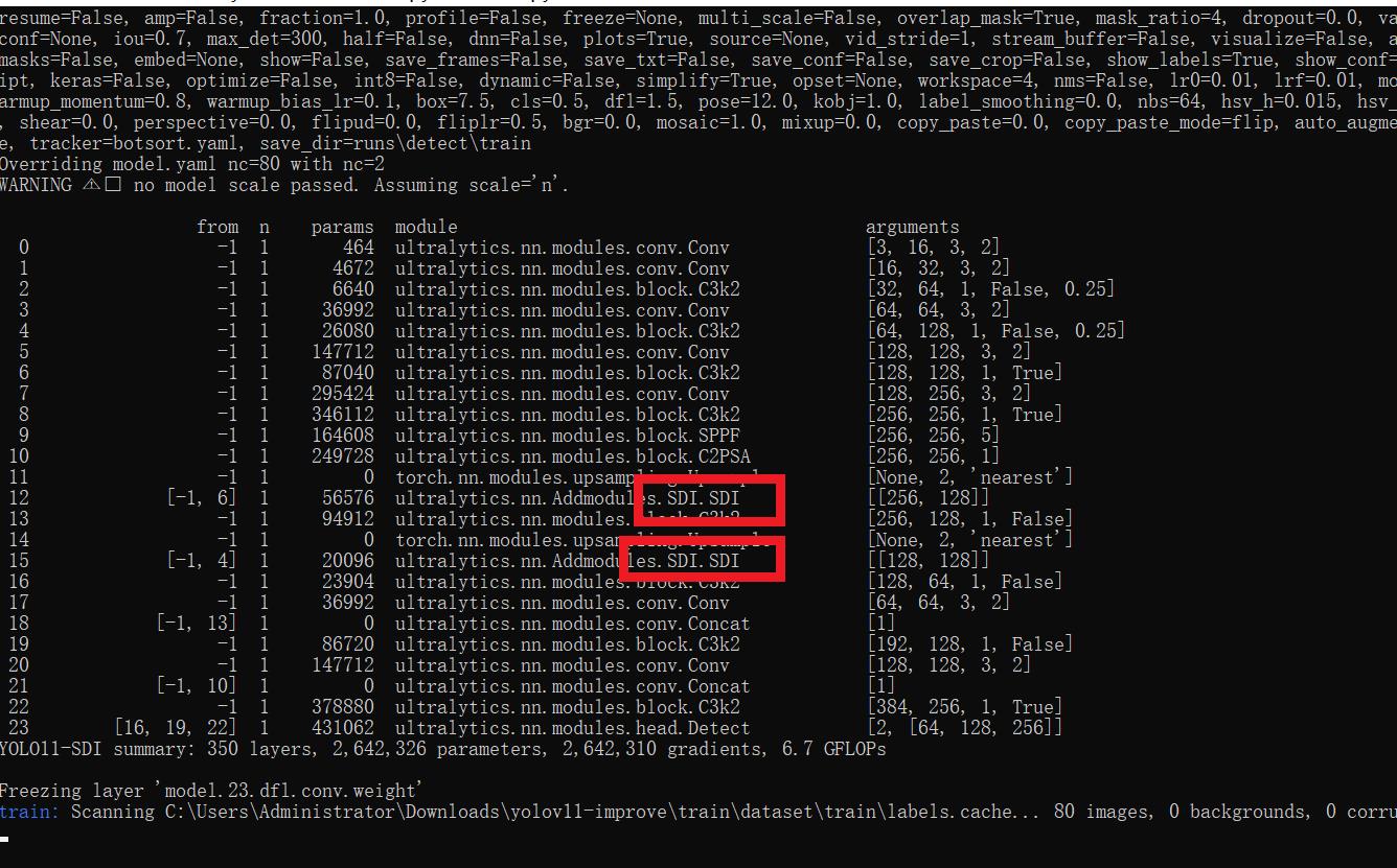 [yolov11改进系列]基于yolov11引入多层次特征融合模块SDI用于提升小目标识别能力的python源码+训练源码-腾讯云开发者社区-腾讯云