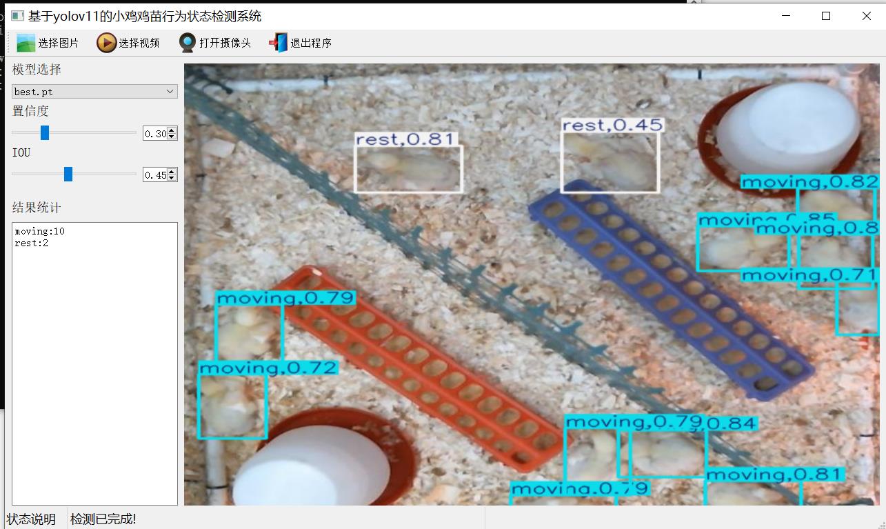 基于yolov11的小鸡鸡苗行为状态检测系统python源码+pytorch模型+评估指标曲线+精美GUI界面-腾讯云开发者社区-腾讯云