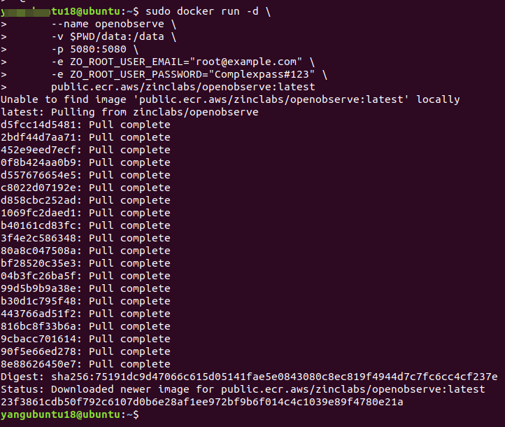 基于Docker的OpenObserve快速搭建实现全链路可观测性远程管理-腾讯云开发者社区-腾讯云