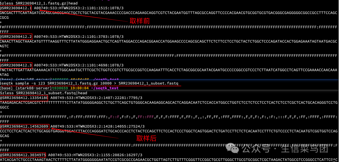 seqtk—抽取随机序列-腾讯云开发者社区-腾讯云