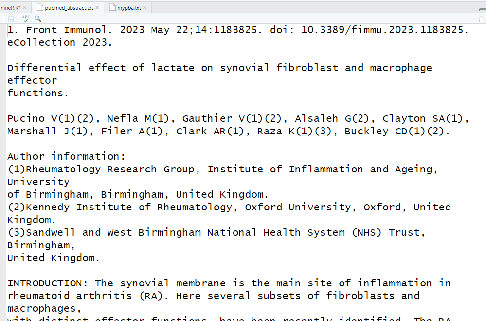 老板喊你调研文献？推荐你用R包软件②pubmed.mineR-腾讯云开发者社区-腾讯云