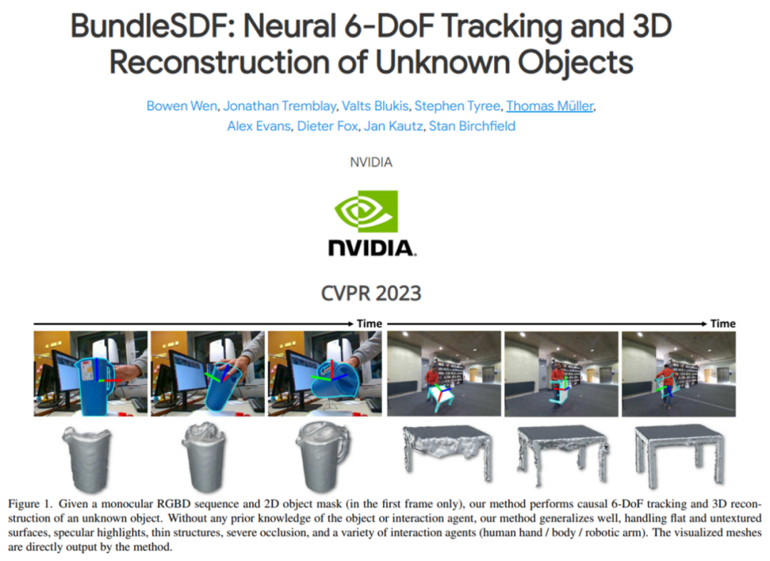 CVPR 2023 | BundleSDF:对未知物体进行6D追踪和3D重建新SOTA-腾讯云开发者社区-腾讯云