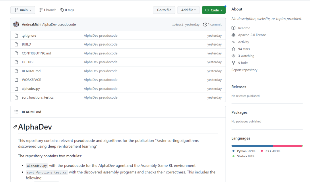 谷歌DeepMind研究登顶Nature，AlphaDev惊世登场，颠覆人类算法格局！-腾讯云开发者社区-腾讯云