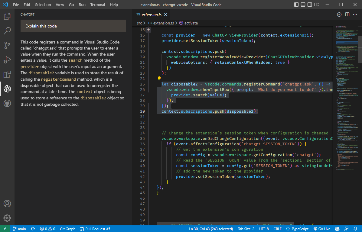 让AI写代码！VSCode ChatGPT插件：快速获取 OpenAI API Key 并使用-腾讯云开发者社区-腾讯云