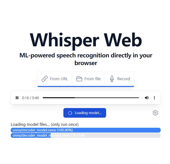 从零开始打造你的专属本地语音转文本系统Whisper Web操作指南-腾讯云开发者社区-腾讯云