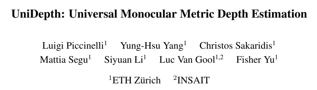 无需相机信息，UniDepth 自提示相机模块，仅从单一图像跨领域重建度量3D场景 ！-腾讯云开发者社区-腾讯云
