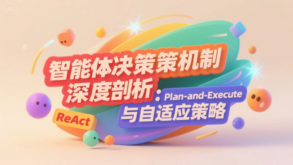 智能体决策机制深度剖析：ReAct、Plan-and-Execute与自适应策略-腾讯云开发者社区-腾讯云