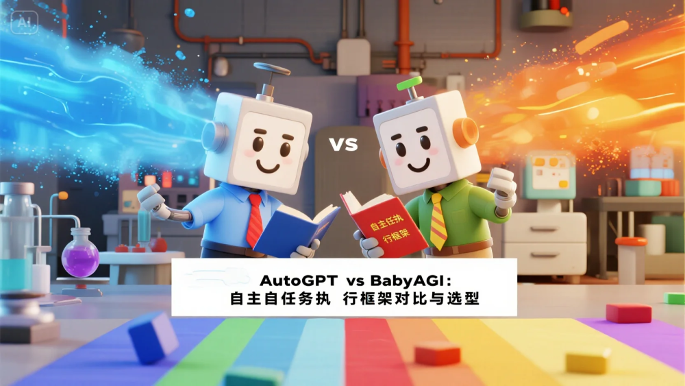 AutoGPT vs BabyAGI：自主任务执行框架对比与选型深度分析-腾讯云开发者社区-腾讯云