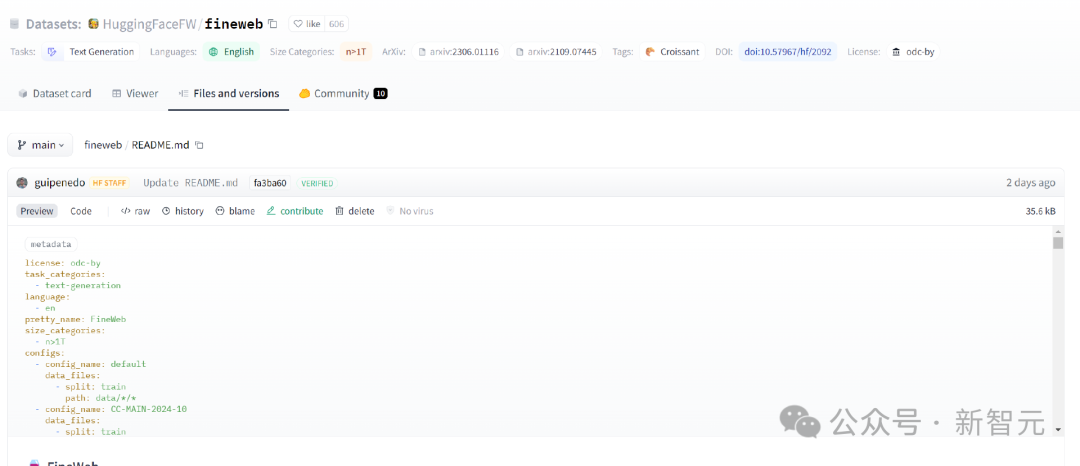 开源15T tokens！HuggingFace放出规模最大、质量最高预训练数据集-腾讯云开发者社区-腾讯云