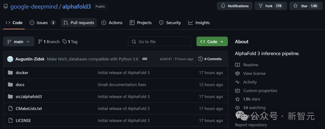 AlphaFold3重磅开源，诺奖级AI颠覆世界！GitHub斩获1.8k星，本地即可部署-腾讯云开发者社区-腾讯云