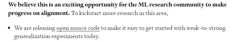 OpenAI开源"weak-to-strong"方法代码框架！我们带你一探究竟-腾讯云开发者社区-腾讯云