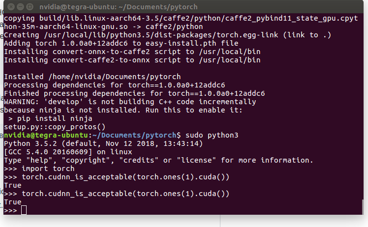 在NVIDIA Jetson TX2上源码编译并使用Pytorch-腾讯云开发者社区-腾讯云