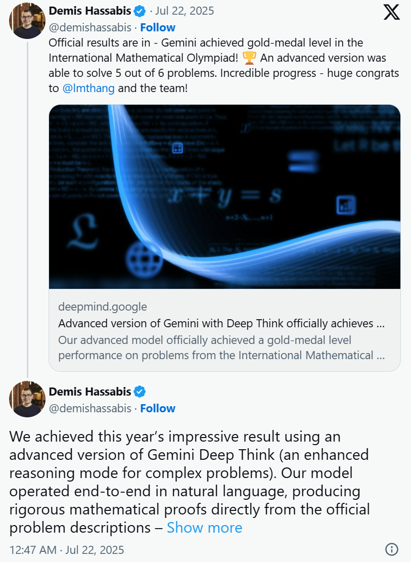 DeepMind夺得IMO官方「唯一」金牌，却成为OpenAI大型社死现场-腾讯云开发者社区-腾讯云