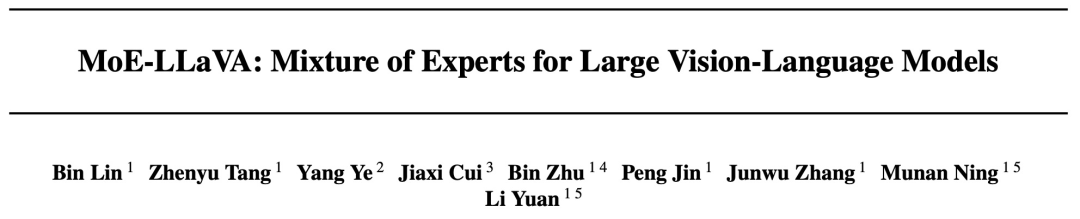 将多模态大模型稀疏化，3B模型MoE-LLaVA媲美LLaVA-1.5-7B-腾讯云开发者社区-腾讯云
