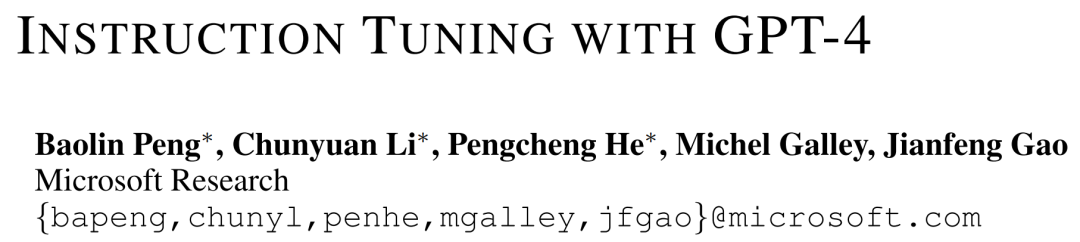 首次：微软用GPT-4做大模型指令微调，新任务零样本性能再提升-腾讯云开发者社区-腾讯云