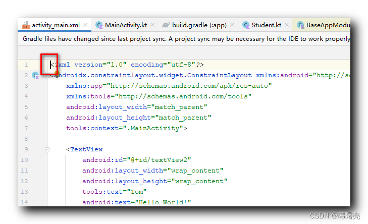 【jetpack】databinding 架构组件 数据绑定技术简介 Android 中的 Databinding 数据绑定 启动数据绑定 定义数据类 布局文件转换