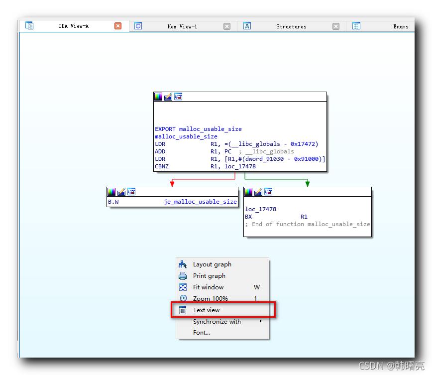【Android 逆向】arm 汇编 ( 使用 IDA 解析 arm 架构的动态库文件 | 使用 IDA 打开 arm 动态库文件 | 切换 IDA 中汇编代码显示样式 )-腾讯云开发者社区-腾讯云