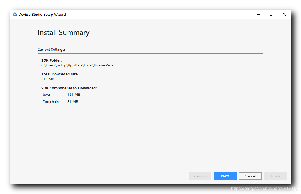 【鸿蒙 HarmonyOS】创建 Java 语言 HarmonyOS 手机应用 ( 首次进入 DevEco Studio 配置环境 | 创建 Java 手机工程 | 鸿蒙工程代码目录简介 ...
