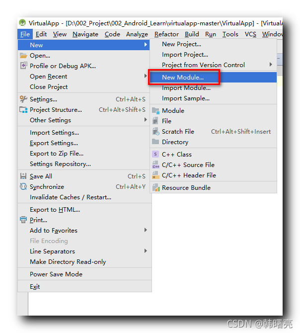 【Android 插件化】VirtualApp 接入 ( 在 VirtualApp 工程下创建 Module | 添加依赖 | 启动 VirtualApp 插件引擎 )-腾讯云开发者社区-腾讯云