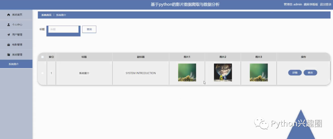 基于pythondjango影片数据爬取与数据分析设计与实现 腾讯云开发者社区 腾讯云