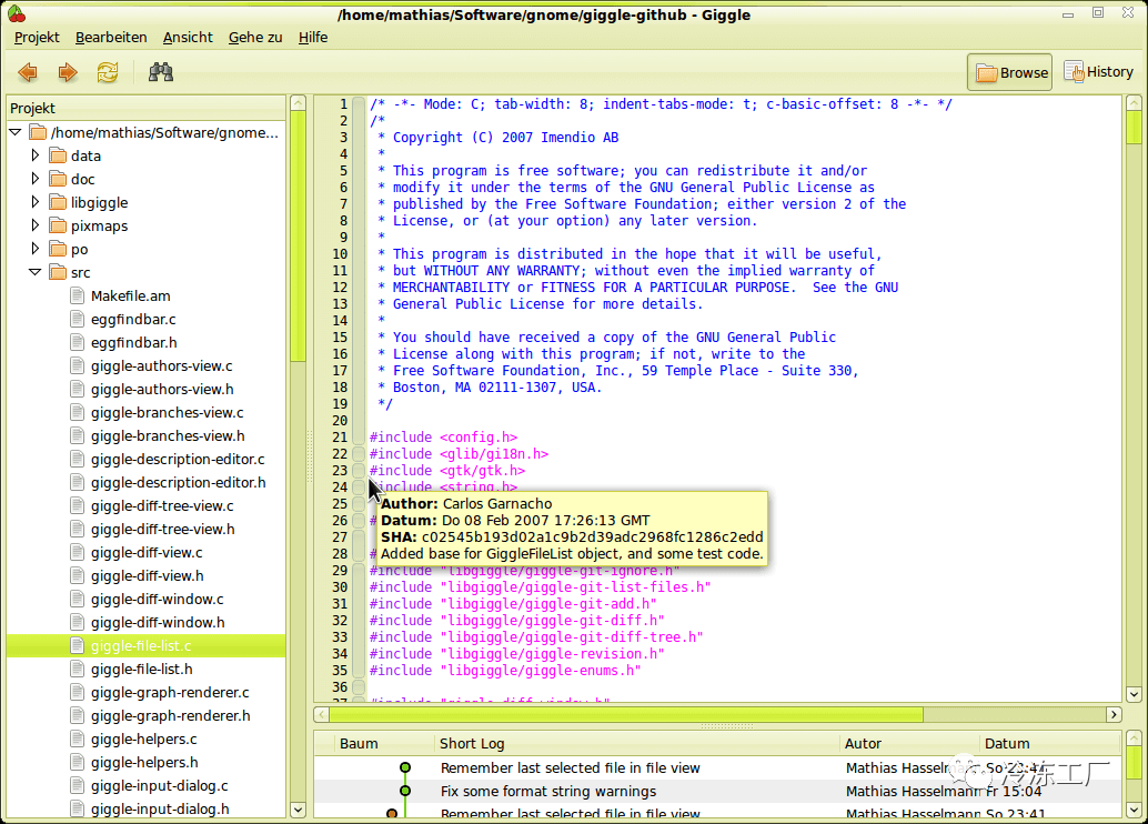 Linux 用户必备的 Git 图形化工具-腾讯云开发者社区-腾讯云