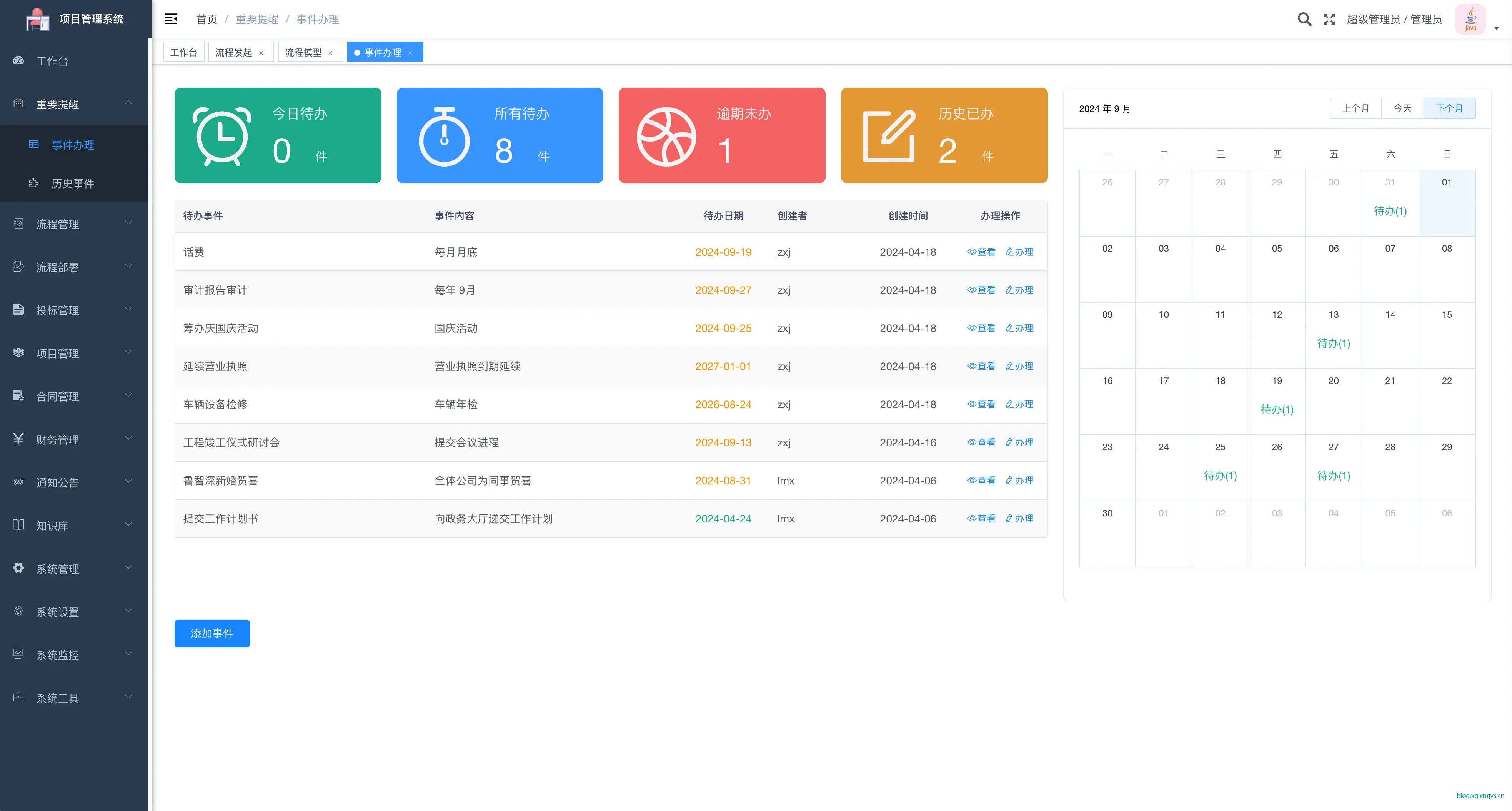 ry-vue-flowable-xg：震撼来袭！这款基于 Vue 和 Flowable 的企业级工程项目管理项目，你绝不能错过-腾讯云开发者社区-腾讯云