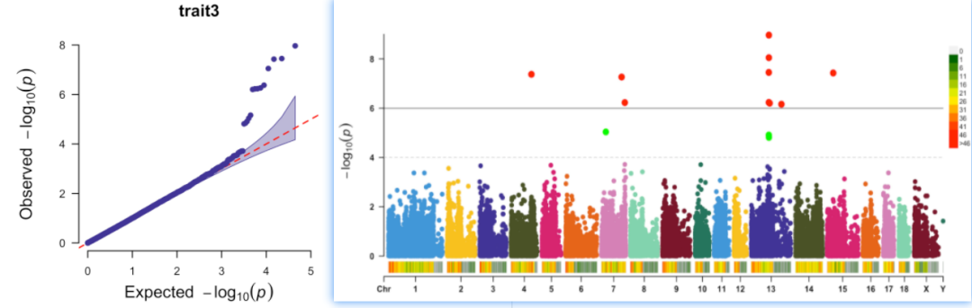 GWAS分析中可视化：QQ图和曼哈顿图-腾讯云开发者社区-腾讯云