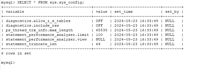 初识Sys · 轻松掌握MySQL系统库配置表-腾讯云开发者社区-腾讯云
