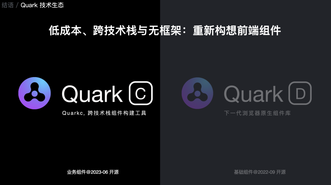Quark 生态，再起航！哈啰 Quarkc 正式开源，低成本构建跨技术栈前端组件！-腾讯云开发者社区-腾讯云