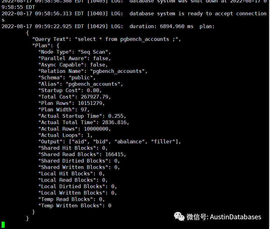 Postgresql Auto Explain 记录慢语句的执行计划 腾讯云开发者社区 腾讯云