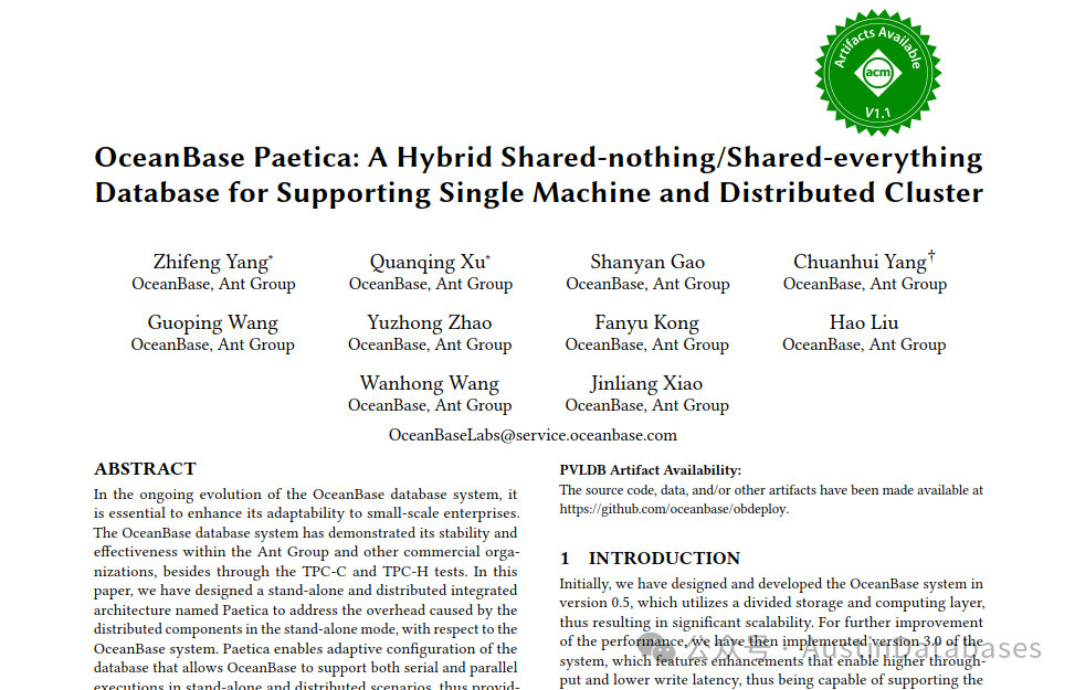 跟我学OceanBase4.0 --阅读白皮书 （4.0优化的核心点是什么）-腾讯云开发者社区-腾讯云