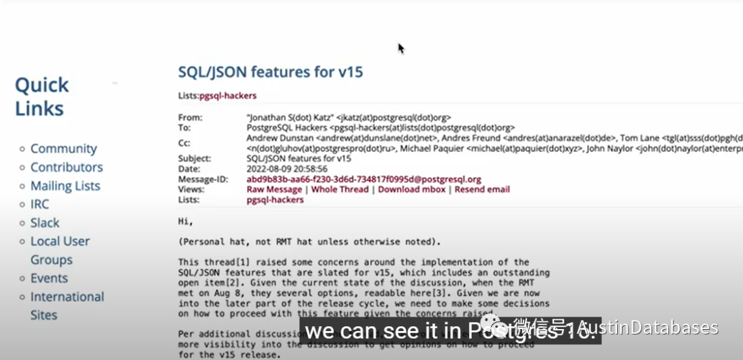 POSTGRESQL 15 从等待中被驱逐的JSON新功能，只能祈祷 PostgreSQL 16-腾讯云开发者社区-腾讯云