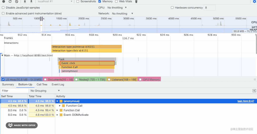 千万别让 console.log 上生产！用 Performance 和 Memory 告诉你为什么-腾讯云开发者社区-腾讯云