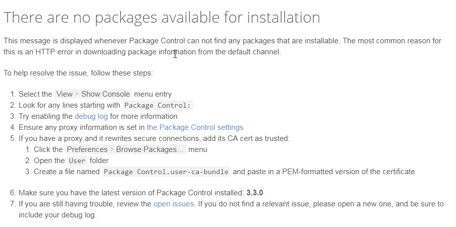 【Sublime Text3】Package Control：Install Package不能使用解决方法-腾讯云开发者社区-腾讯云