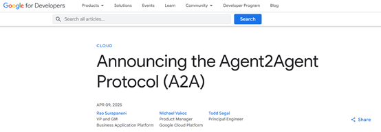 重磅消息！微软AI智能体现已兼容A2A和MCP协议，标志着智能体时代正式到来。-腾讯云开发者社区-腾讯云