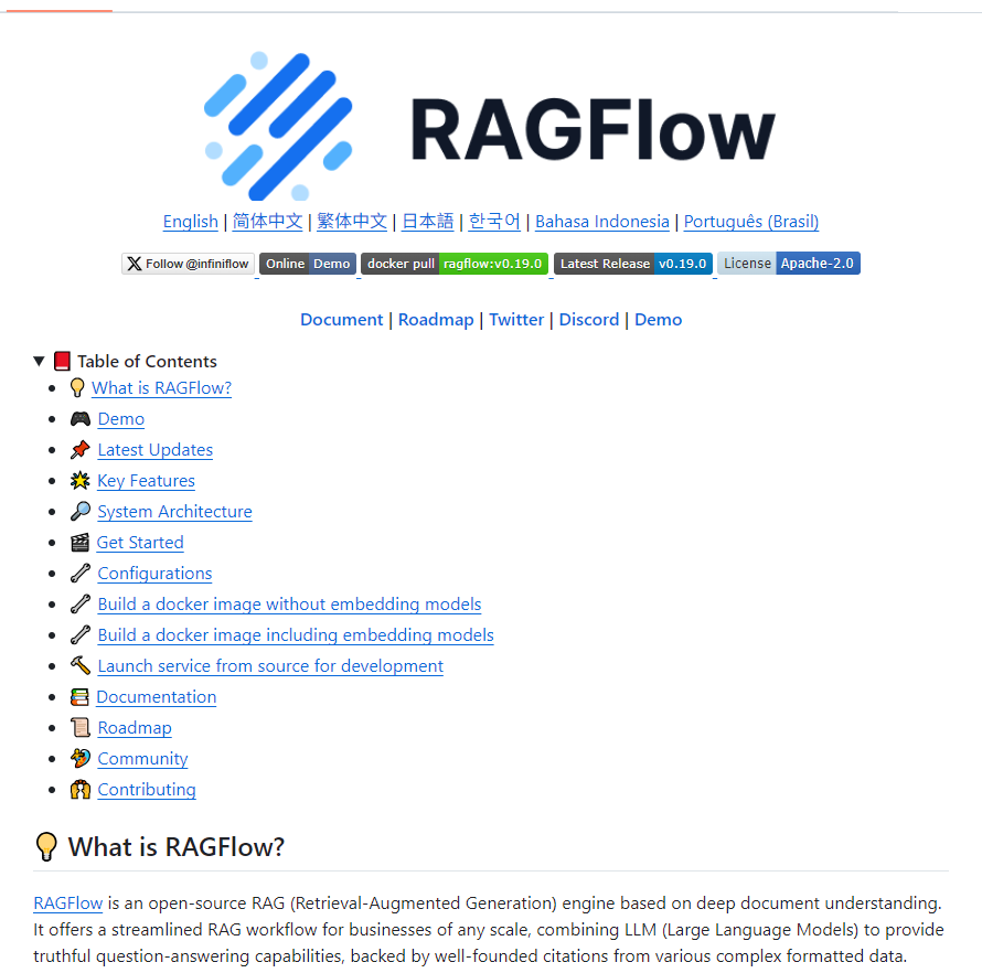 ragflow v0.19.0震撼发布！跨语言搜索、全新Agent代码组件、图像直显功能全面升级！-腾讯云开发者社区-腾讯云