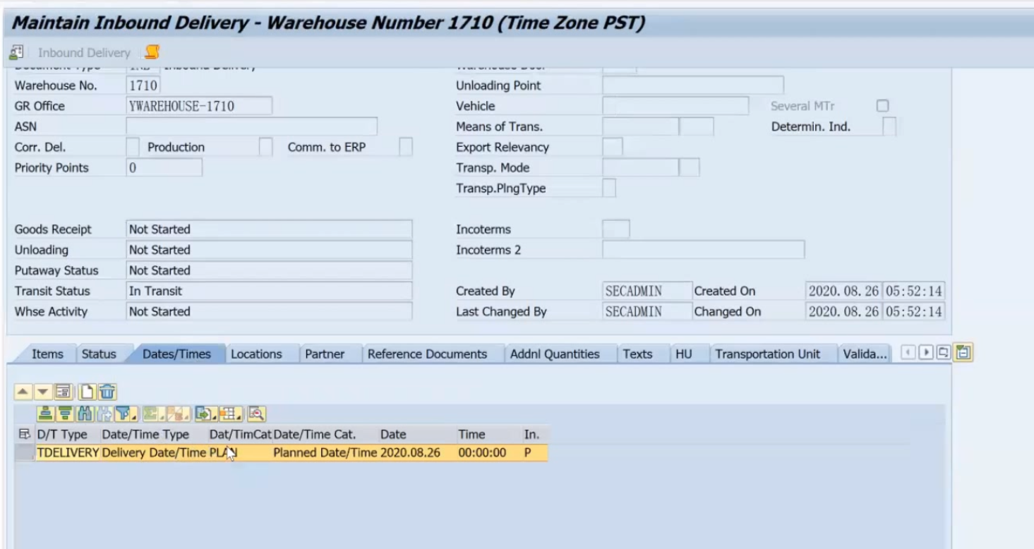 SAP EWM学习笔记之EWM里面的INBOUND DELIVERY-腾讯云开发者社区-腾讯云
