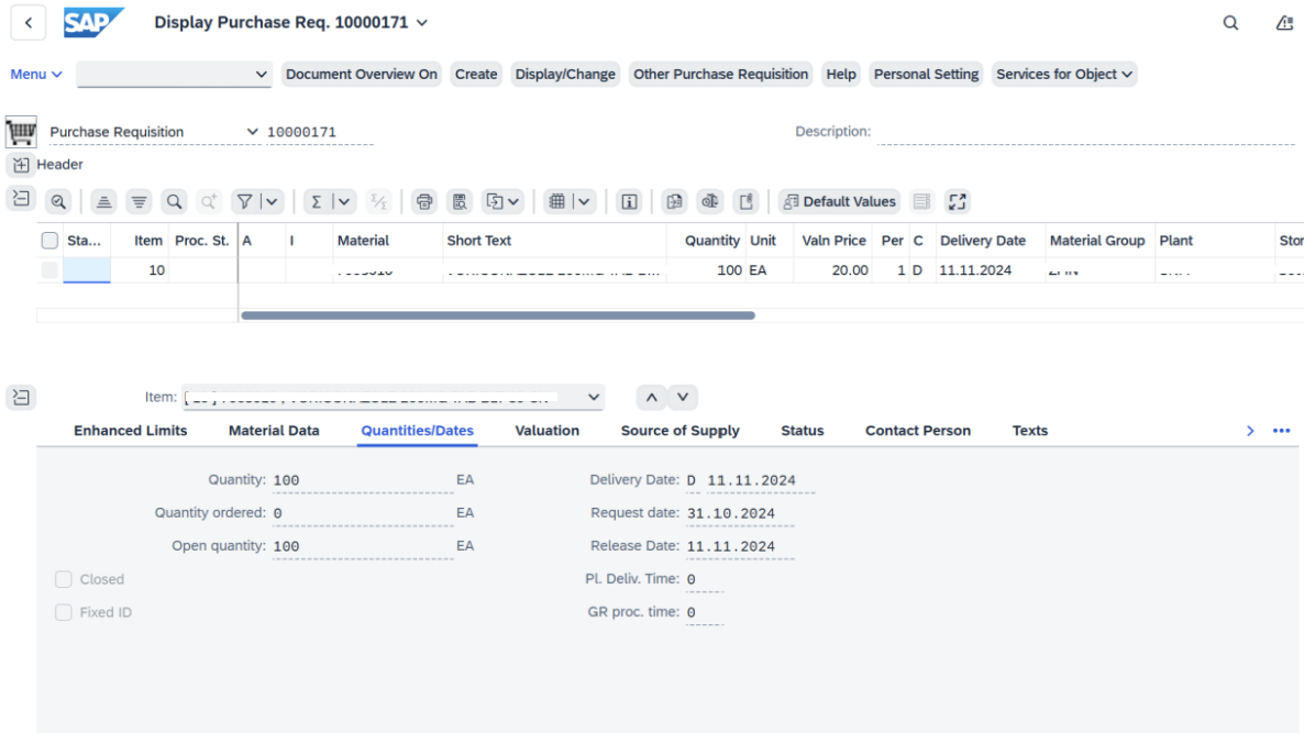 在SAP Fiori界面上的ME53N事务-腾讯云开发者社区-腾讯云