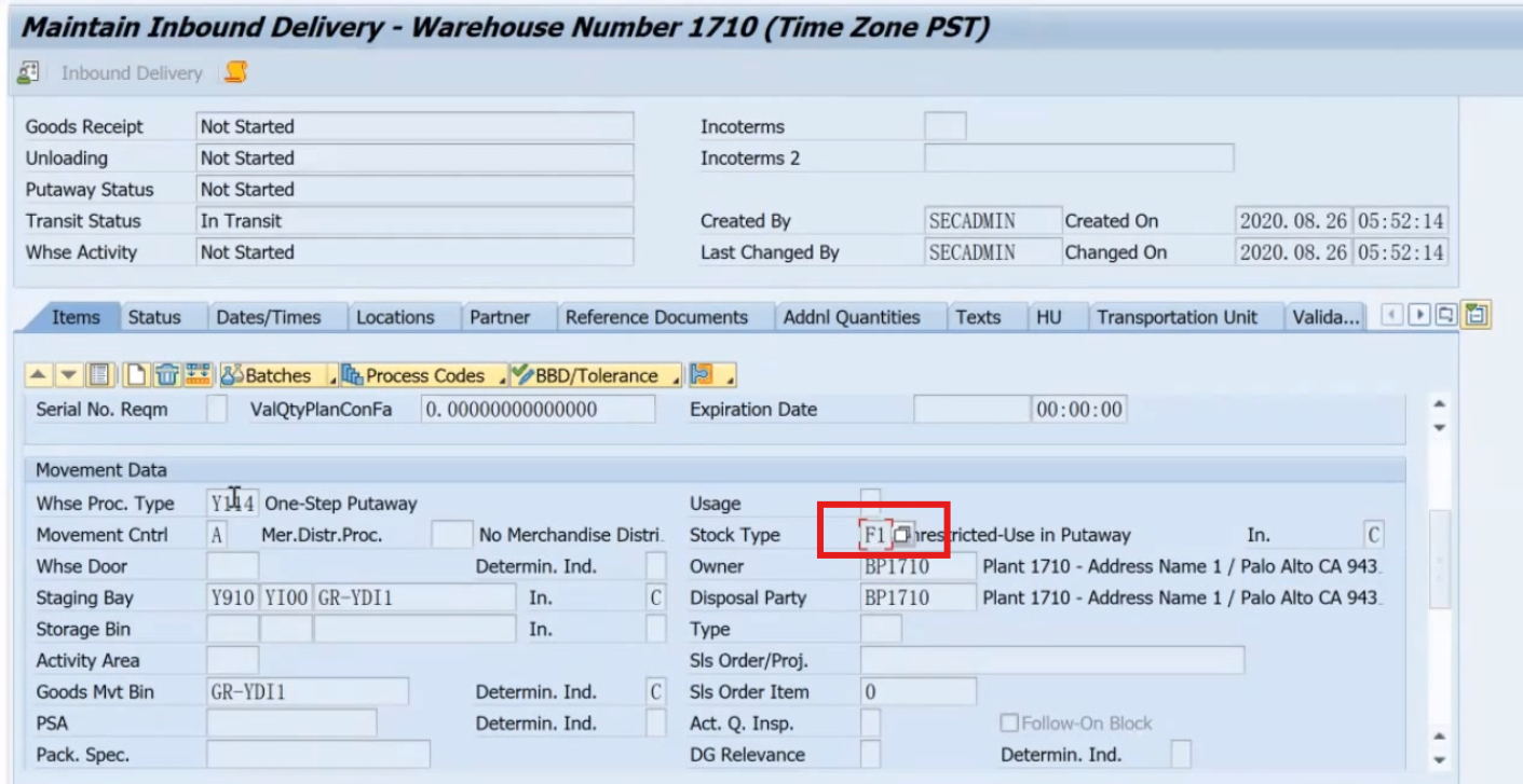 SAP EWM学习笔记之EWM里面的INBOUND DELIVERY-腾讯云开发者社区-腾讯云