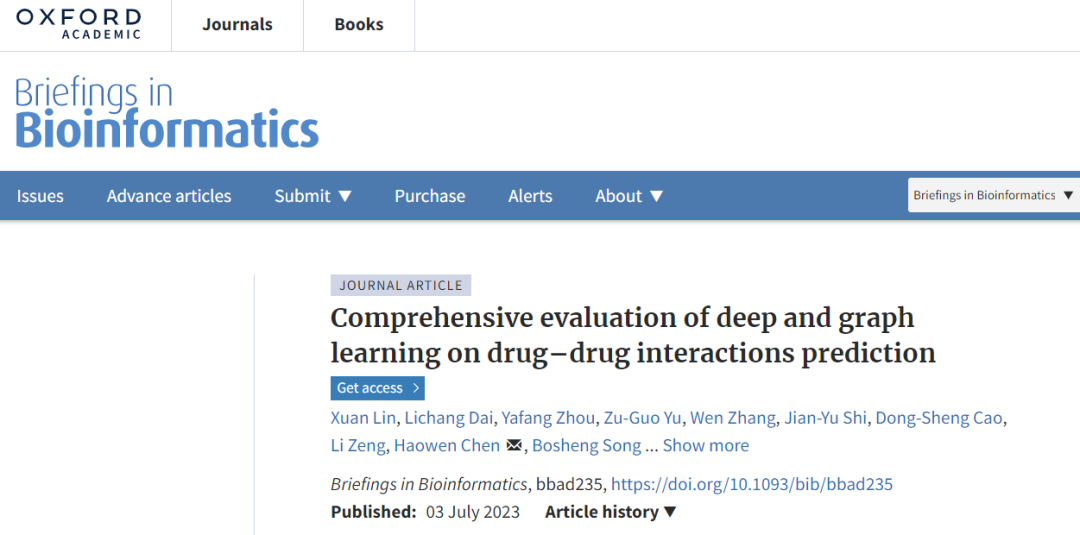 Brief. Bioinform. | 基于深度学习和图学习对药物相互作用预测的综合评价-腾讯云开发者社区-腾讯云
