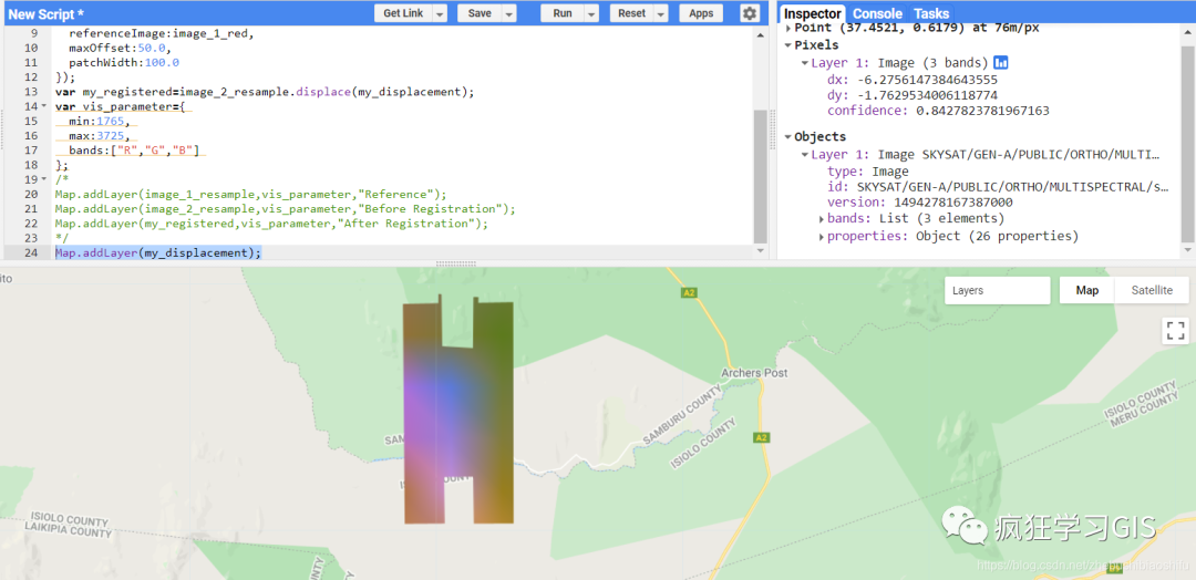 Google Earth Engine谷歌地球引擎遥感影像自动化地理配准、空间校正-腾讯云开发者社区-腾讯云