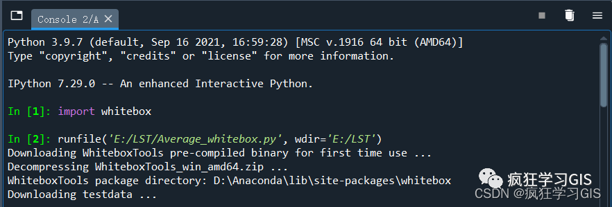 Anaconda配置Python whitebox库-腾讯云开发者社区-腾讯云