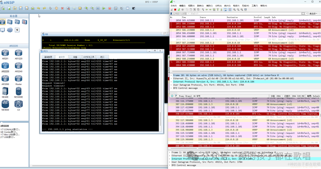 BFD 基本工作原理与实践：如何与 VRRP 联动实现高效链路故障检测？-腾讯云开发者社区-腾讯云