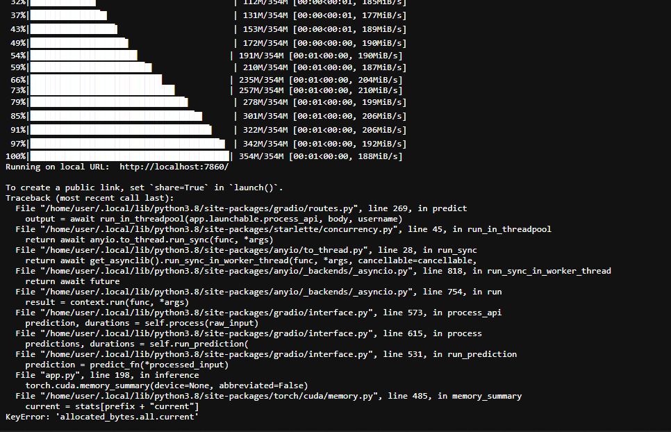 KeyError：'allocated_bytes.all.current‘-腾讯云开发者社区-腾讯云